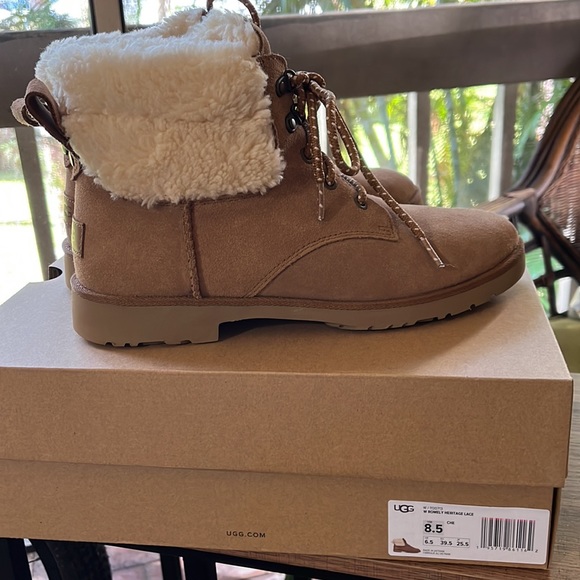 UGG | Shoes | Ugg Romely Heritage Lace Fashion Boot Nwt | Poshmark